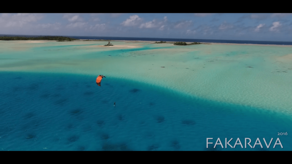 Kiteboarding in paradise! French Polynesia, Fakarava
